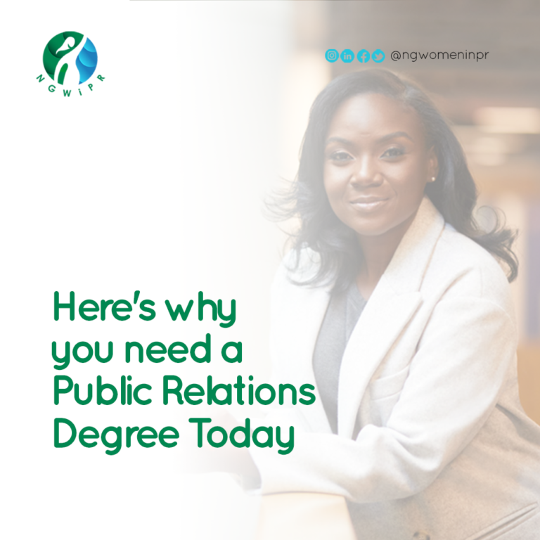5 Reasons why You Need a Public Relations Degree Today - NgwomeninPR